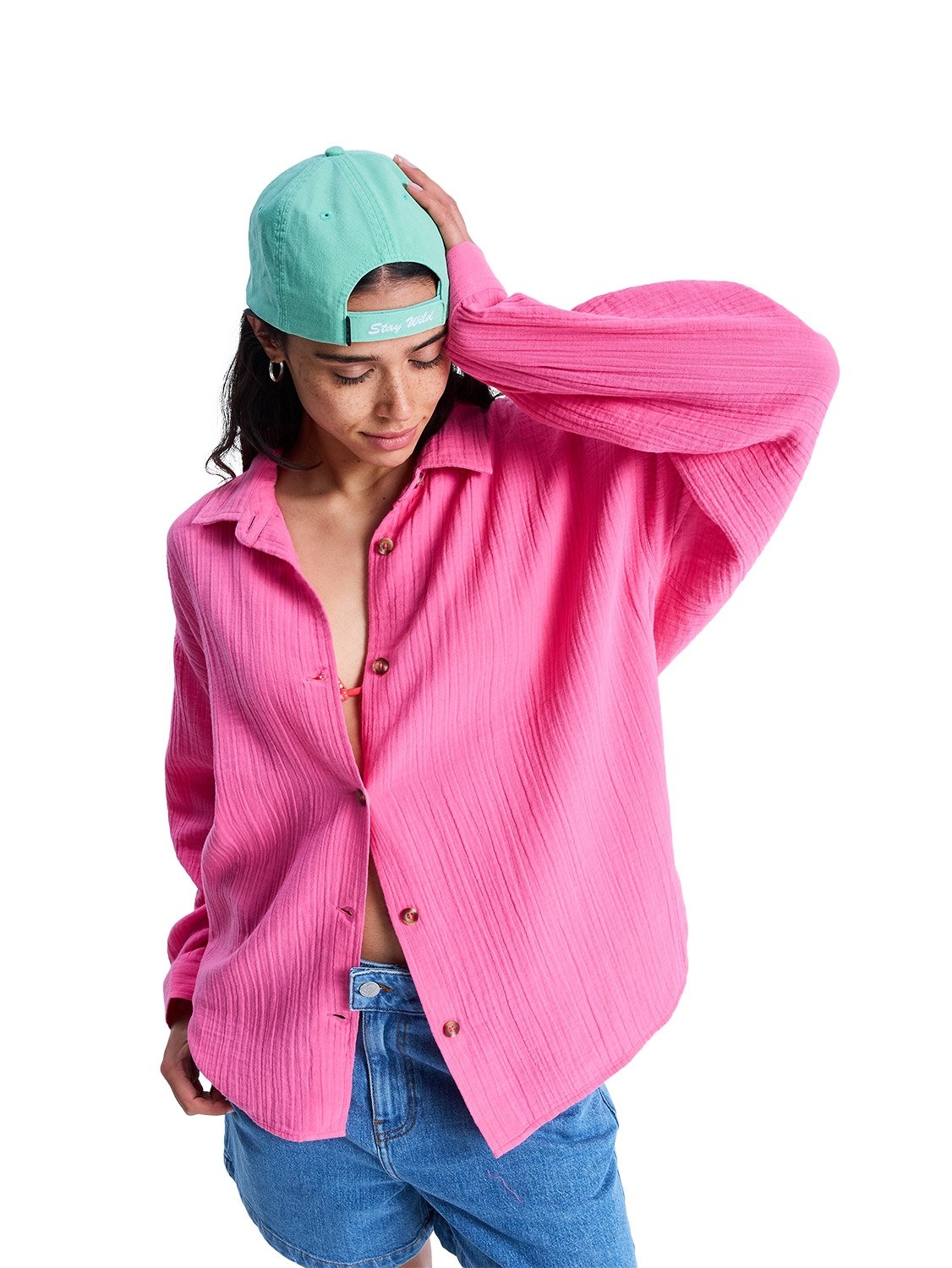 Roxy Ladies Morning Shine Button Down Shirt | Boardriders
